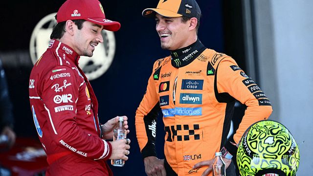 F1 Gp Austria: Norris fa la pole, Leclerc gran prima fila Ferrari, poi Piastri e Hamilton.