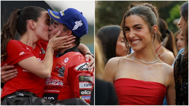 Festa Marc Marquez: il bacio di Gemma Pinto, chi è e cosa fa la ...