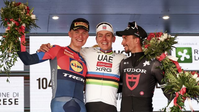 Tre Valli Varesine, Pogacar se ne inventa un’altra: stavolta stacca tutti in discesa e si prende ...