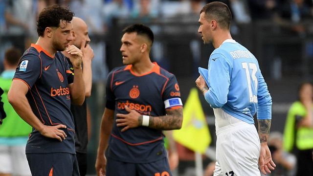 Lazio-Inter, Romagnoli espulso: bruttissimo fallo su Bonny, Abisso ...