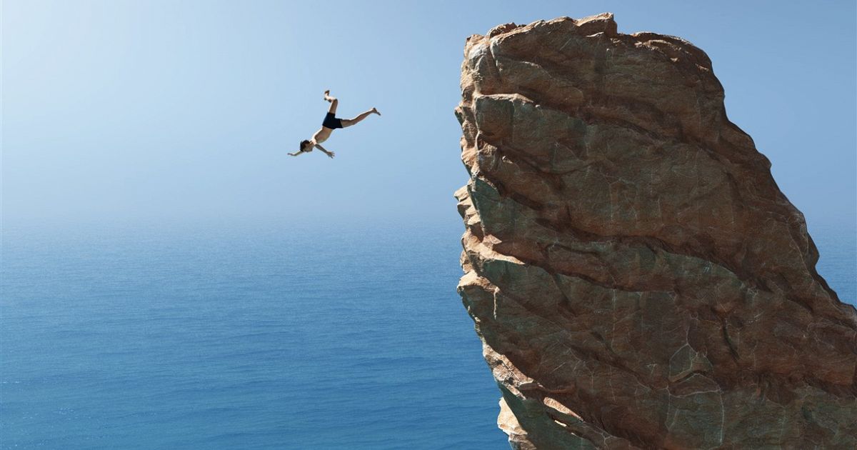 Tuffo estremo da 760 metri: il video del salto da brividi più alto mai ...