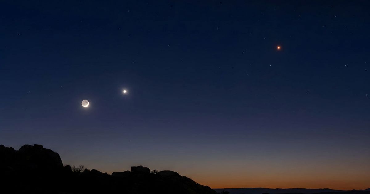 Luna, Venere e Marte daranno spettacolo: tre "baci celesti ...