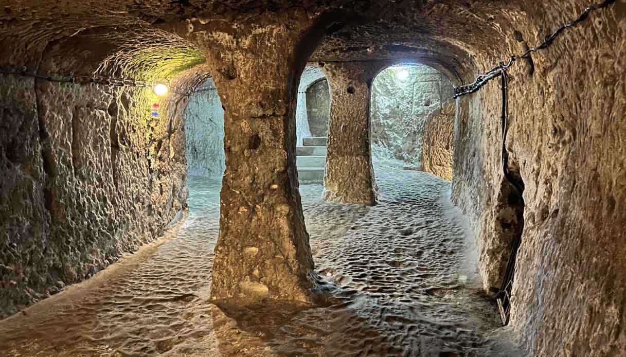 La storia della città sotterranea di Derinkuyu in Turchia