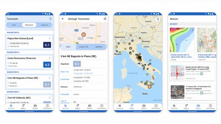 App INGV Terremoti: a cosa serve e come si usa