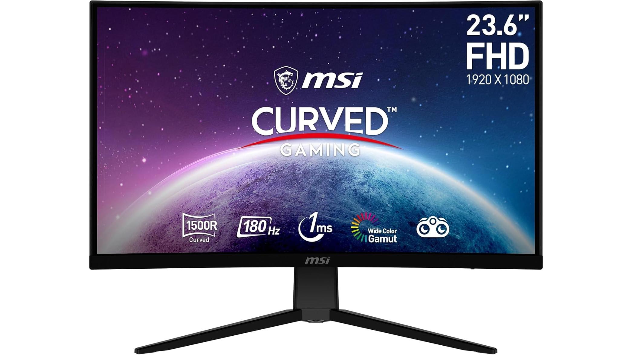 MSI G2422C, monitor gaming curvo FHD in offerta con sconto del 34%