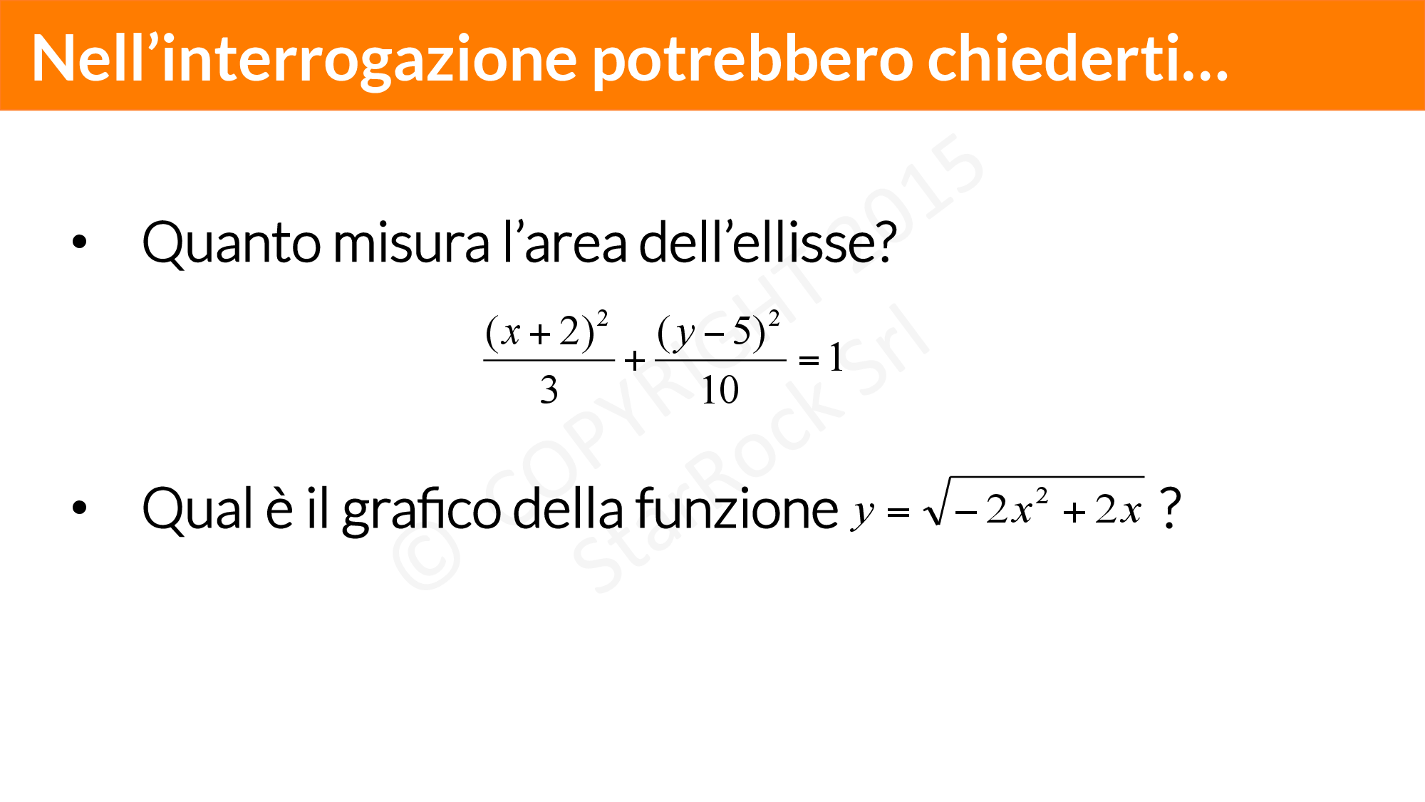 Ellisse: come calcolare l'area e le curve deducibili