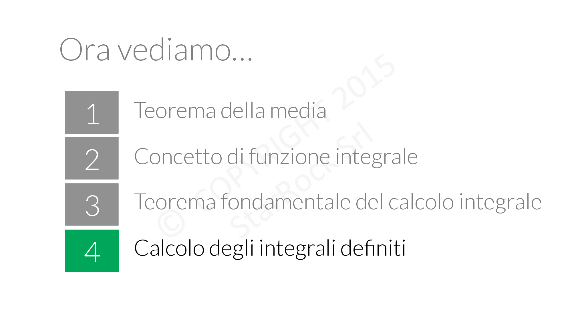 Integrali definiti: teorema fondamentale e della media