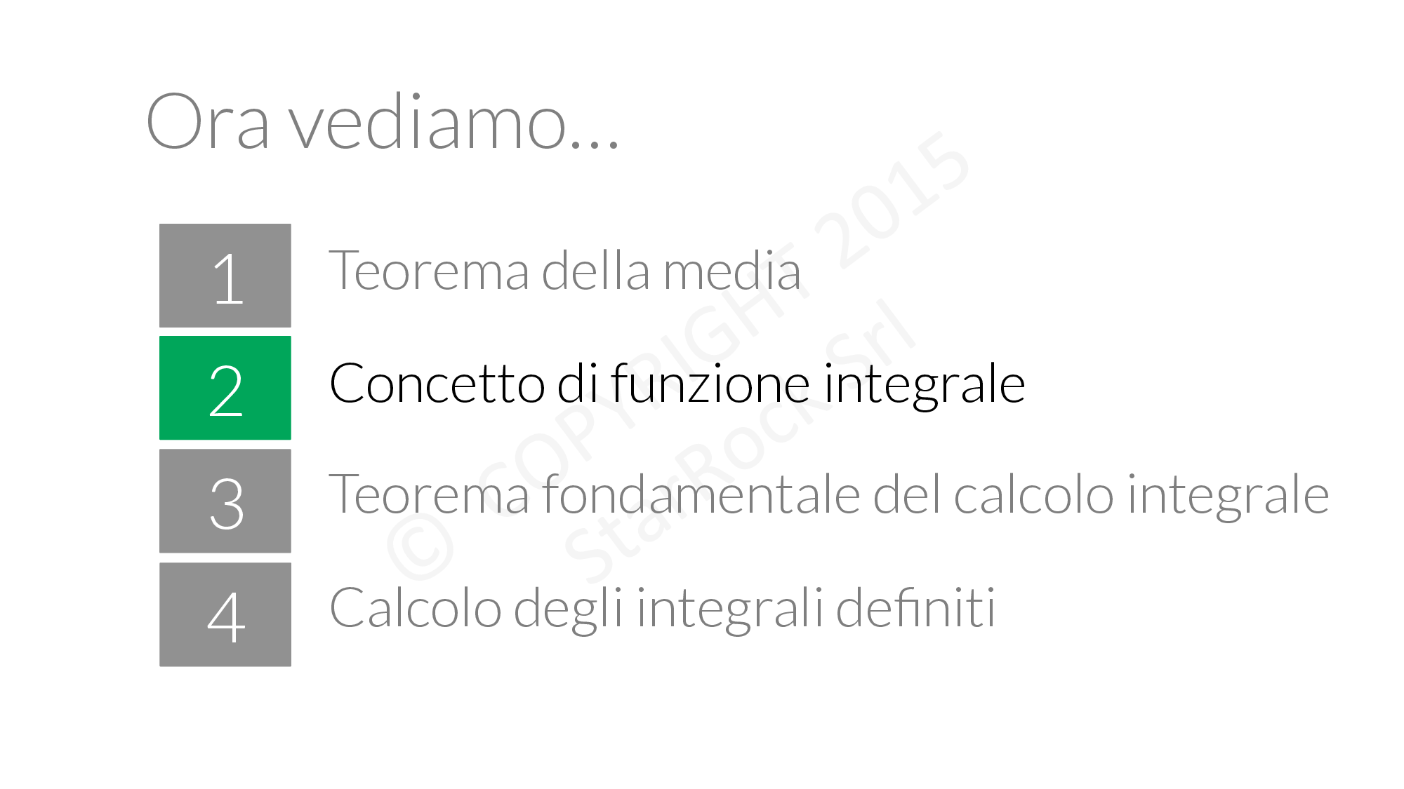Integrali definiti: teorema fondamentale e della media
