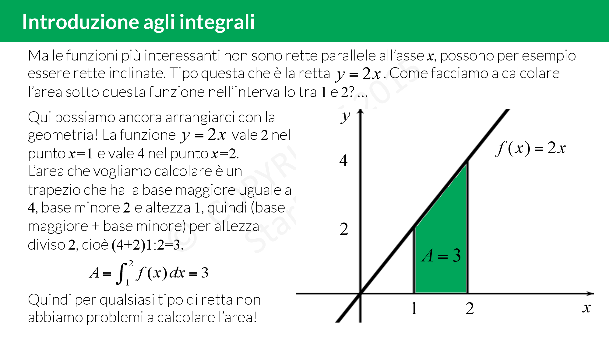 Integrali definiti e indefiniti: definizioni ed esempi