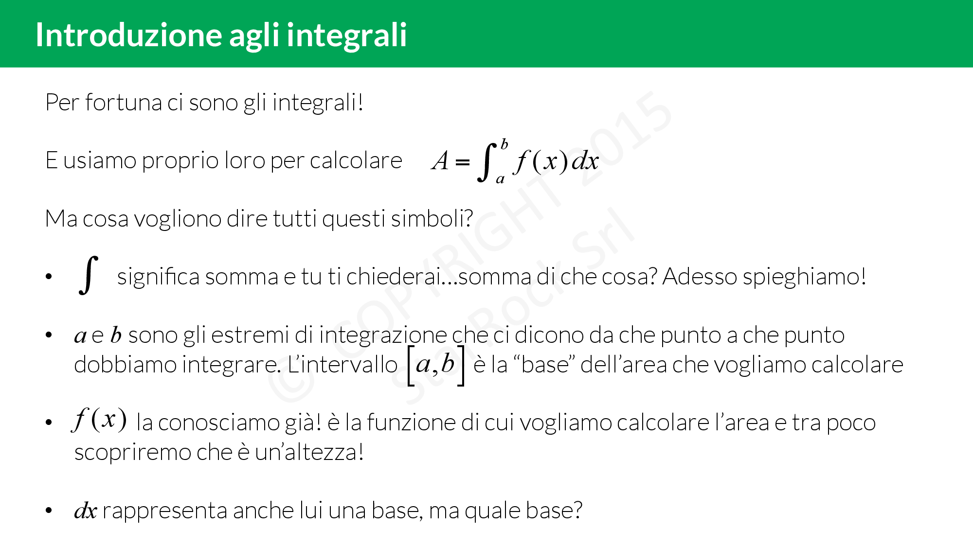 Integrali definiti e indefiniti: definizioni ed esempi
