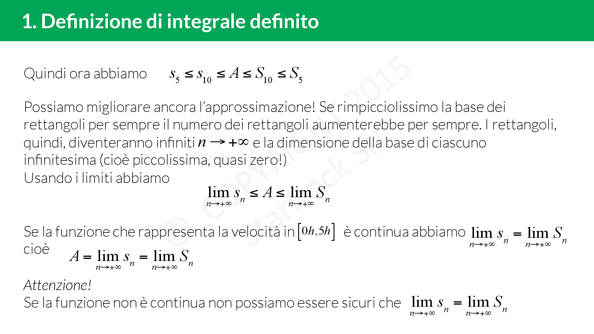 Integrali Definiti E Indefiniti Definizioni Ed Esempi