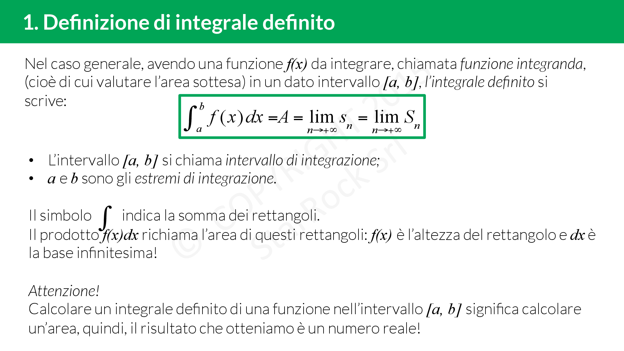 Integrali Definiti E Indefiniti Definizioni Ed Esempi