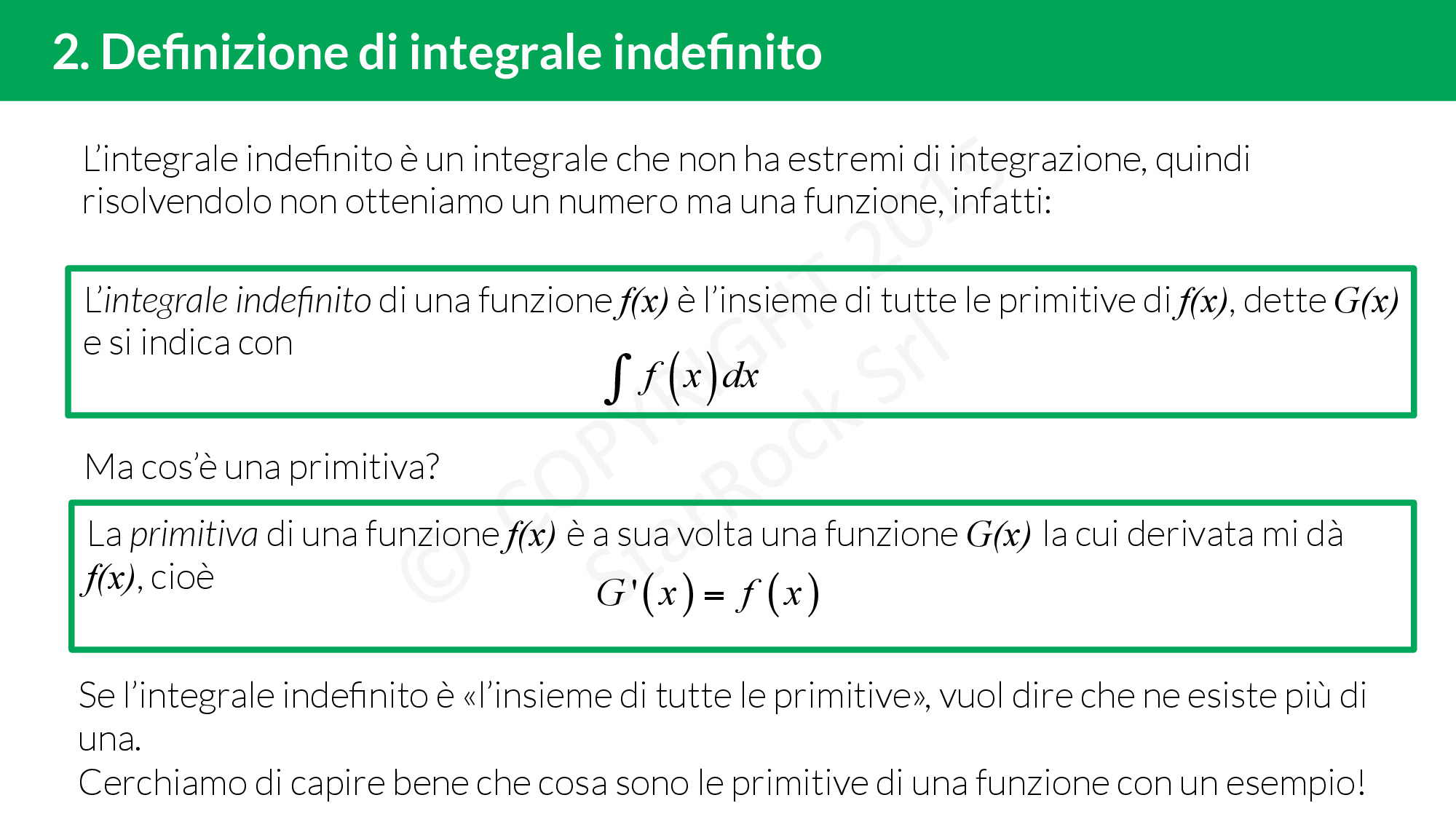 Integrali definiti e indefiniti: definizioni ed esempi