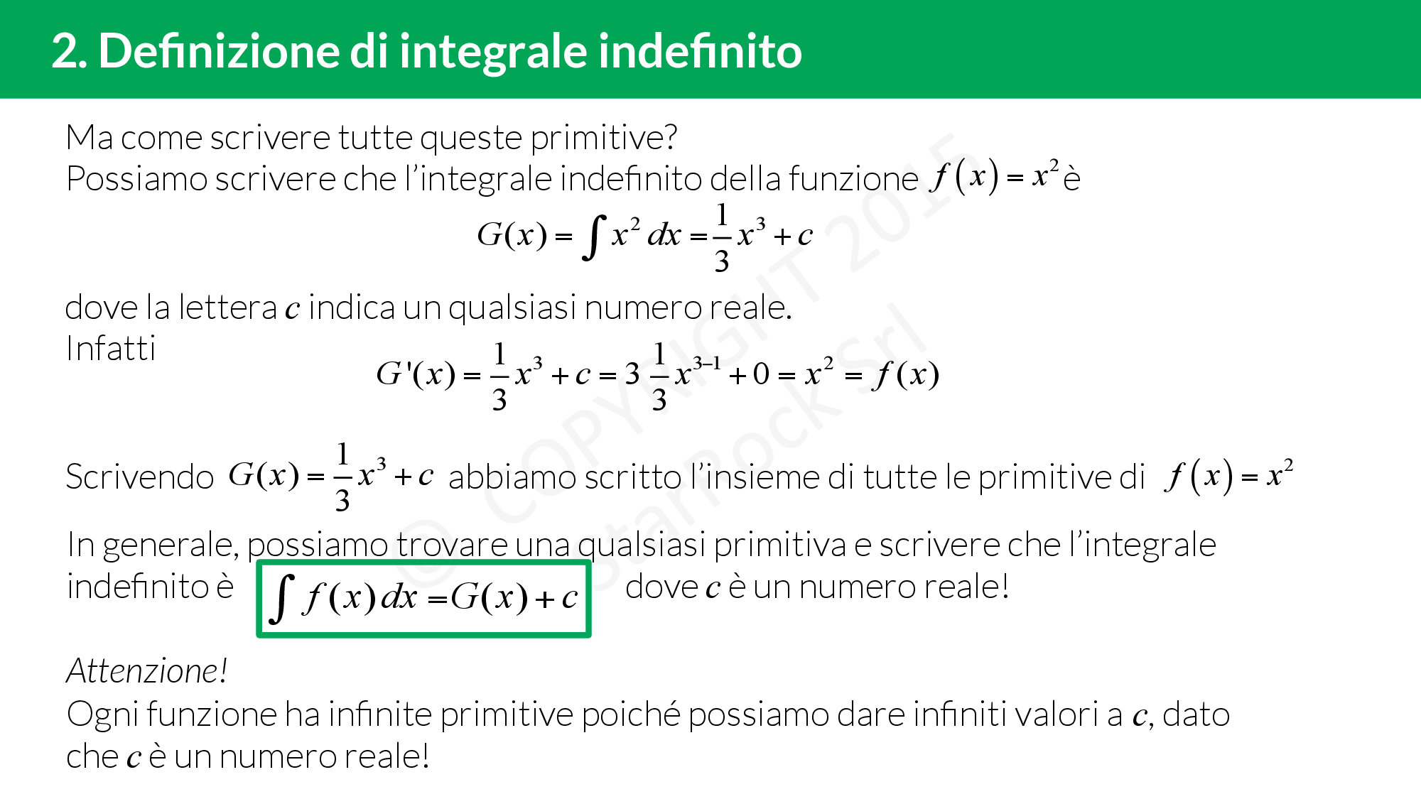 Integrali definiti e indefiniti: definizioni ed esempi