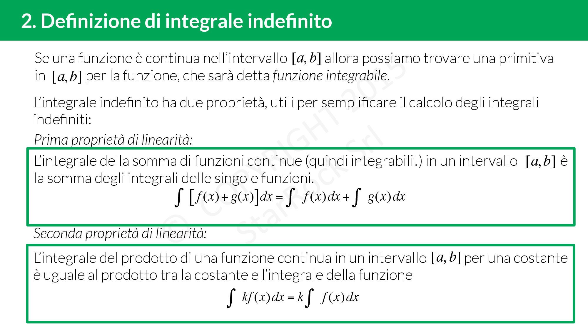 Integrali definiti e indefiniti: definizioni ed esempi
