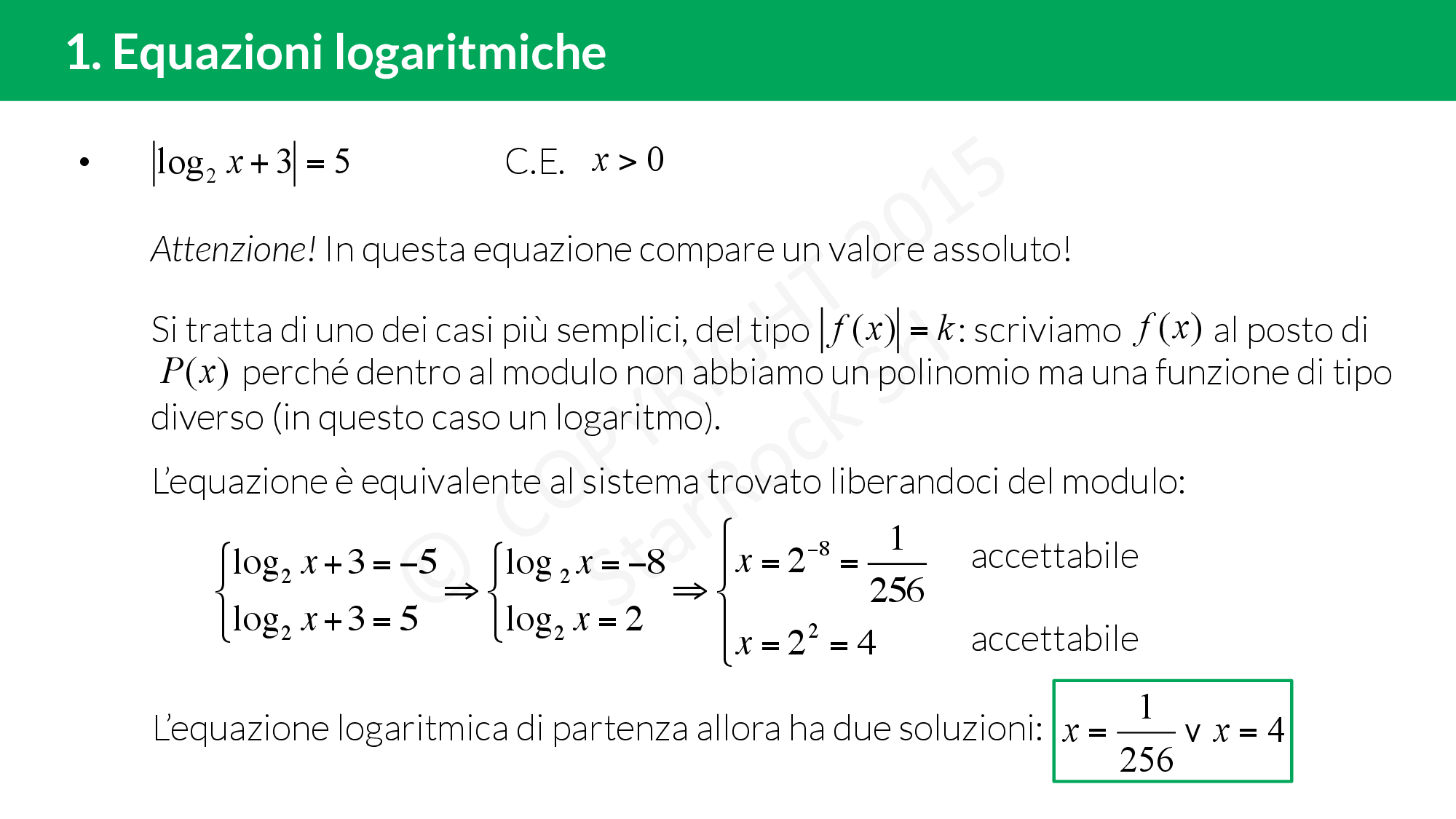 Equazioni logaritmiche: definizione e come risolverle