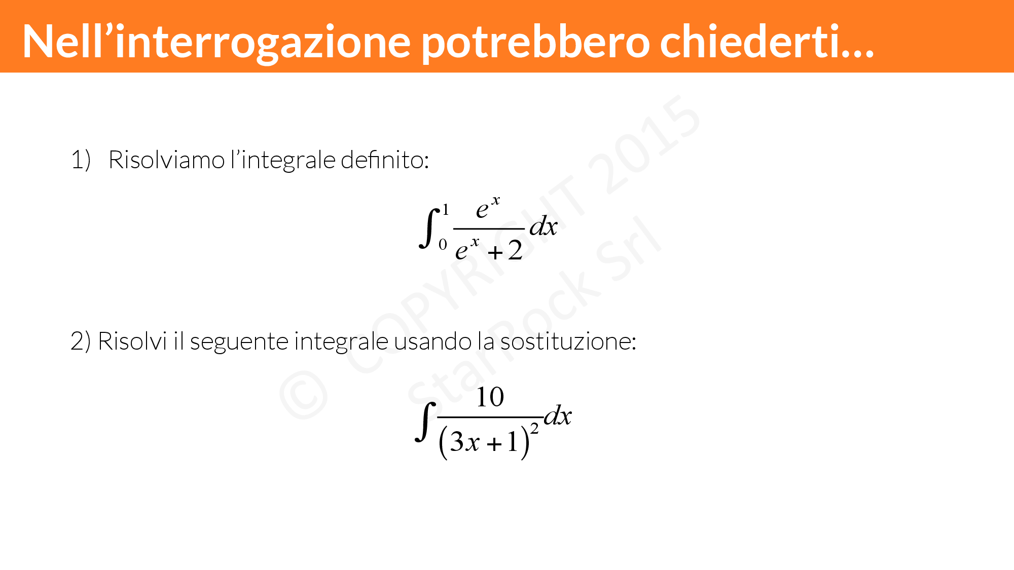 Integrazione per sostituzione di integrali: come farla