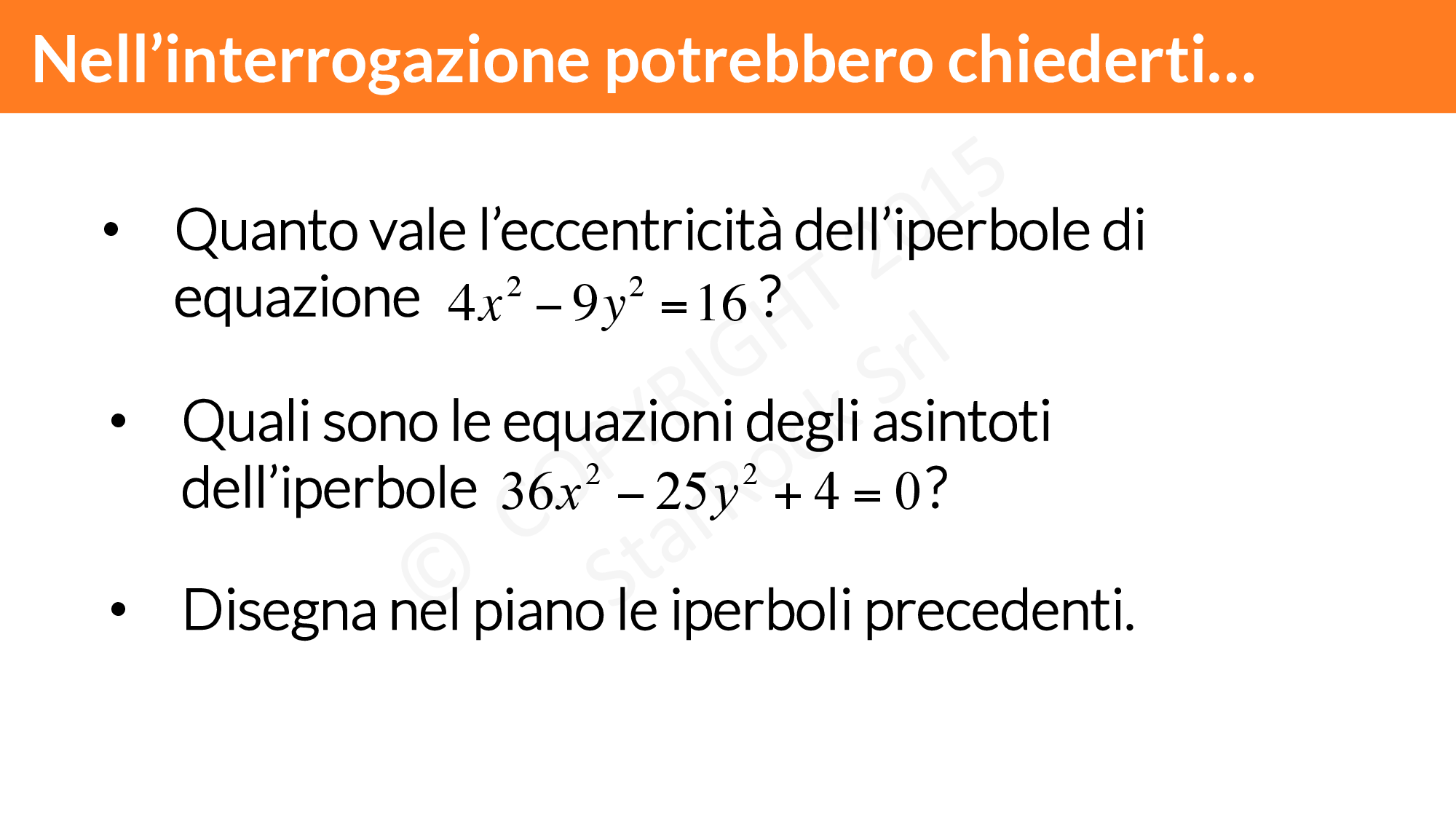 Iperbole: come passare dall'equazione al grafico