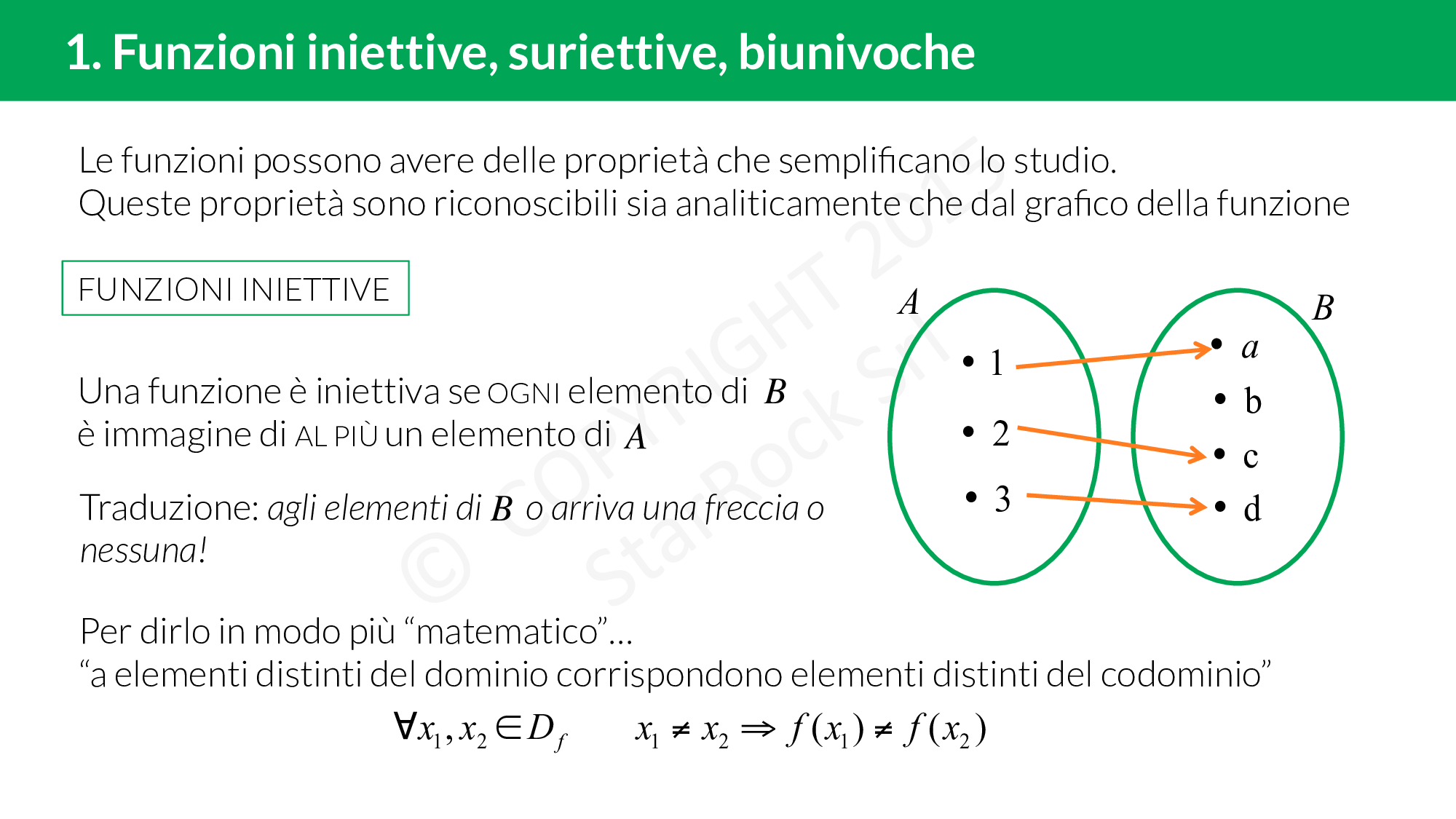 Le funzioni matematiche: definizione e proprietà