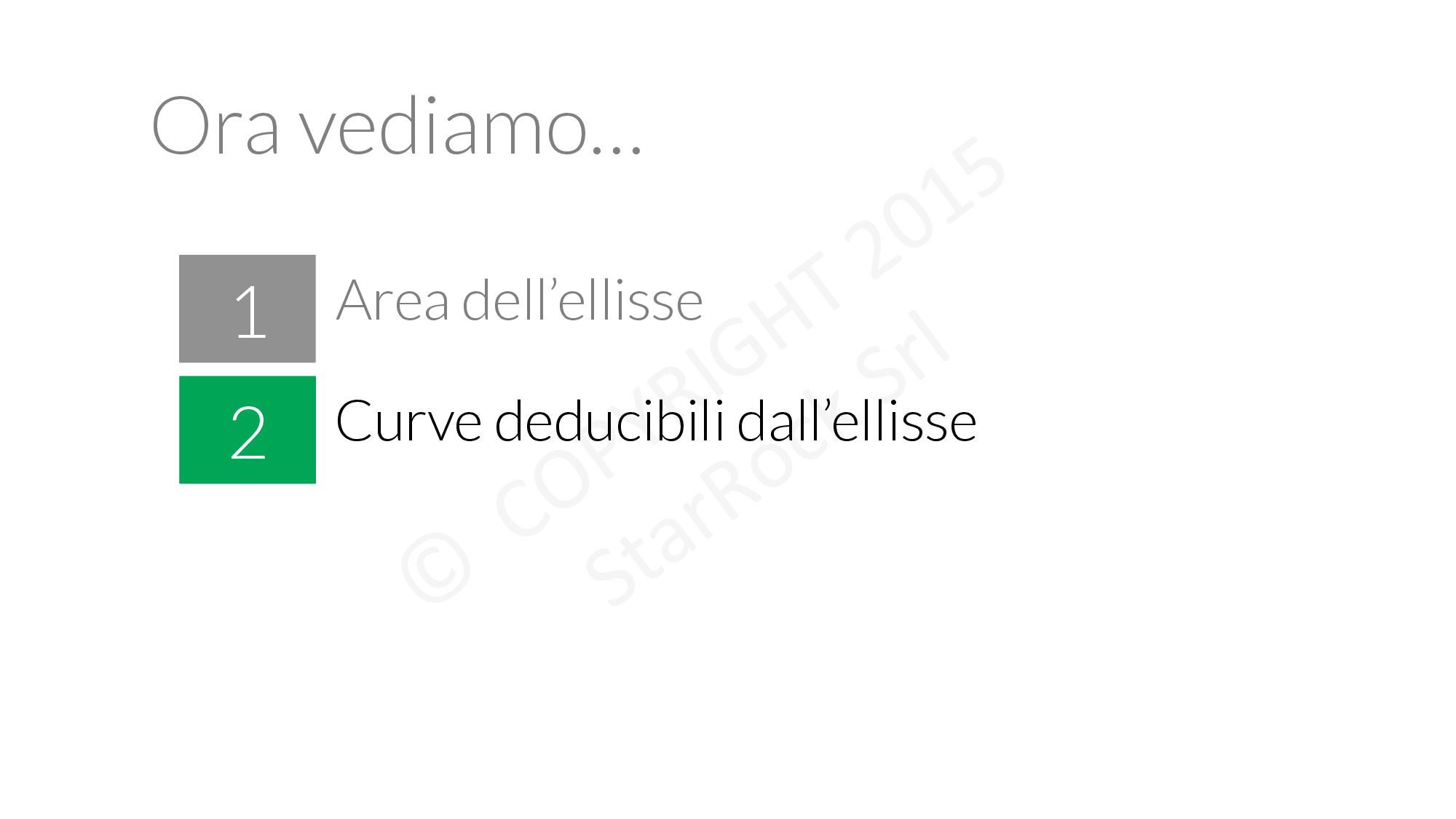 Ellisse: come calcolare l'area e le curve deducibili