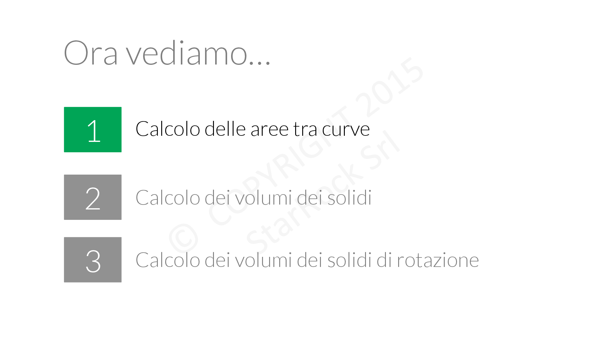 Aree tra curve e volume dei solidi: come calcolarli