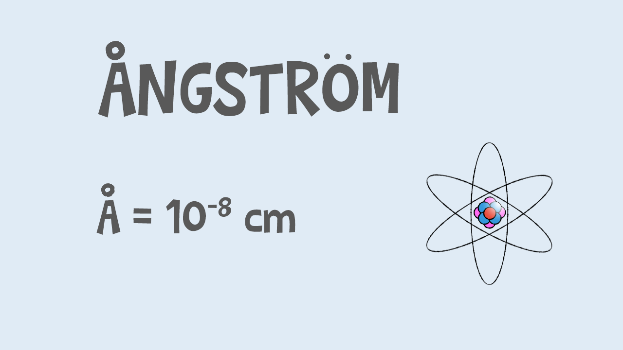 Le unità di misura dell'atomo in chimica