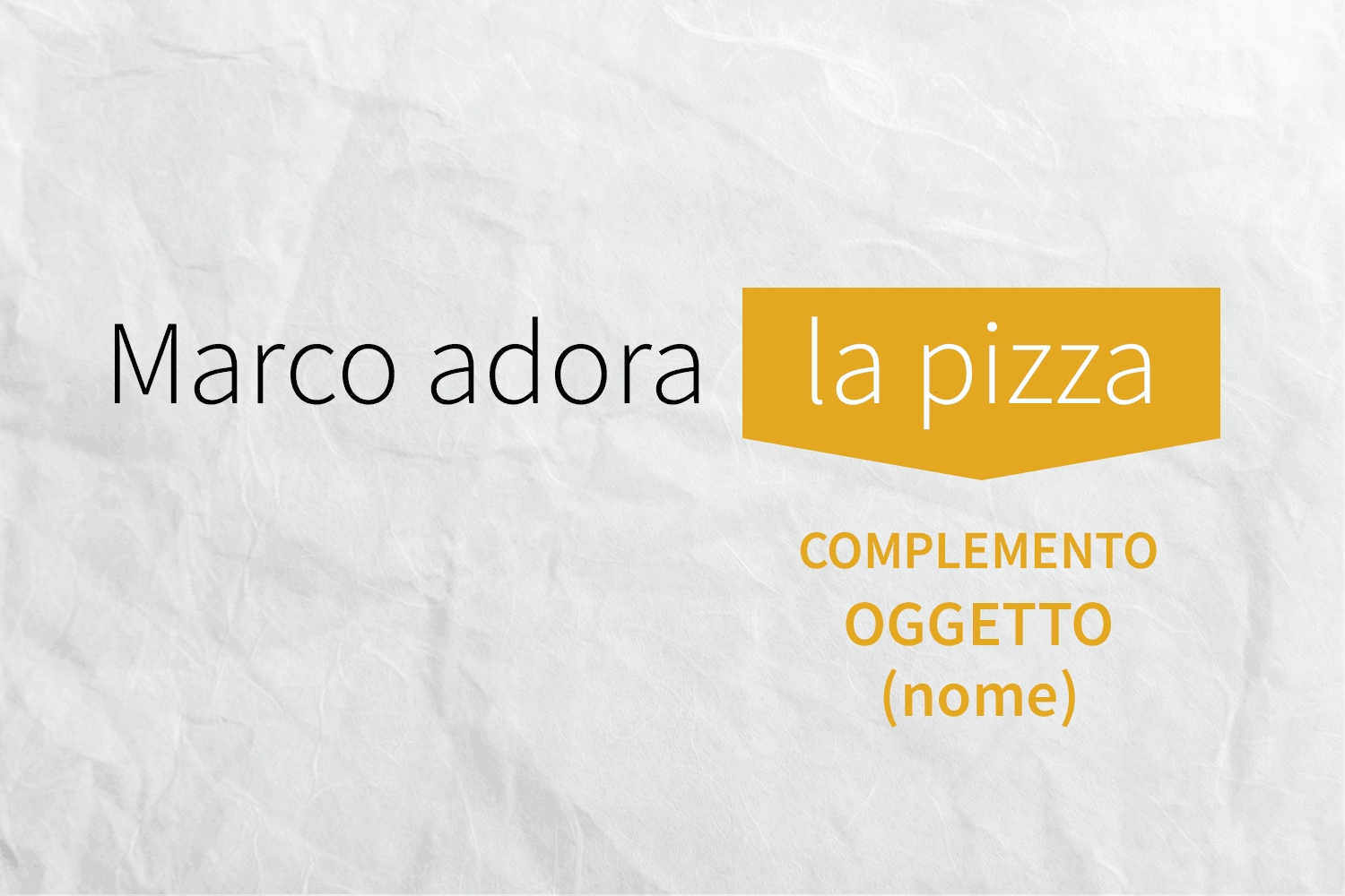 I complementi diretti: cosa sono e come distinguerli