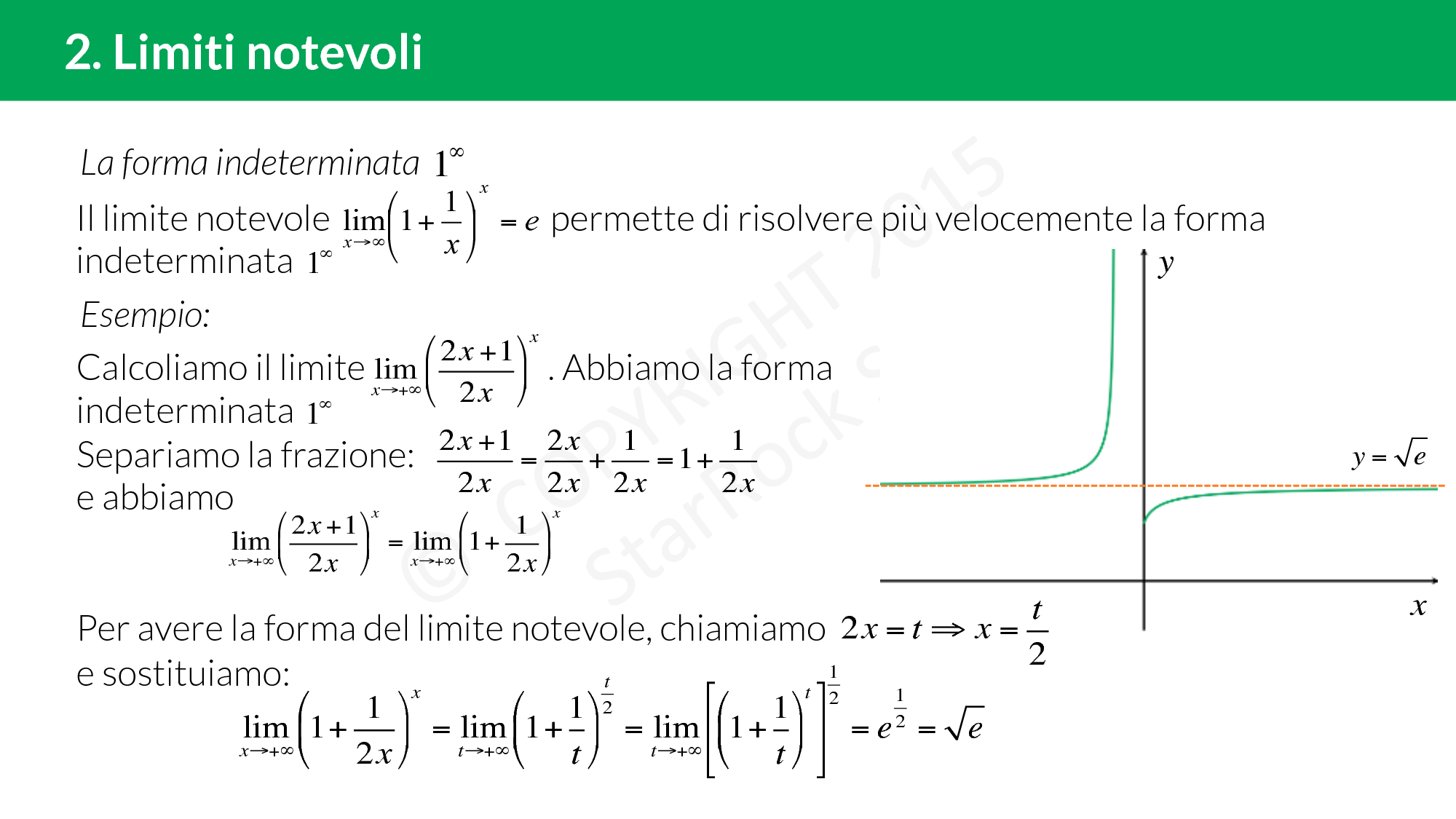 Teoremi di limiti, limiti notevoli, infiniti e infinitesimi