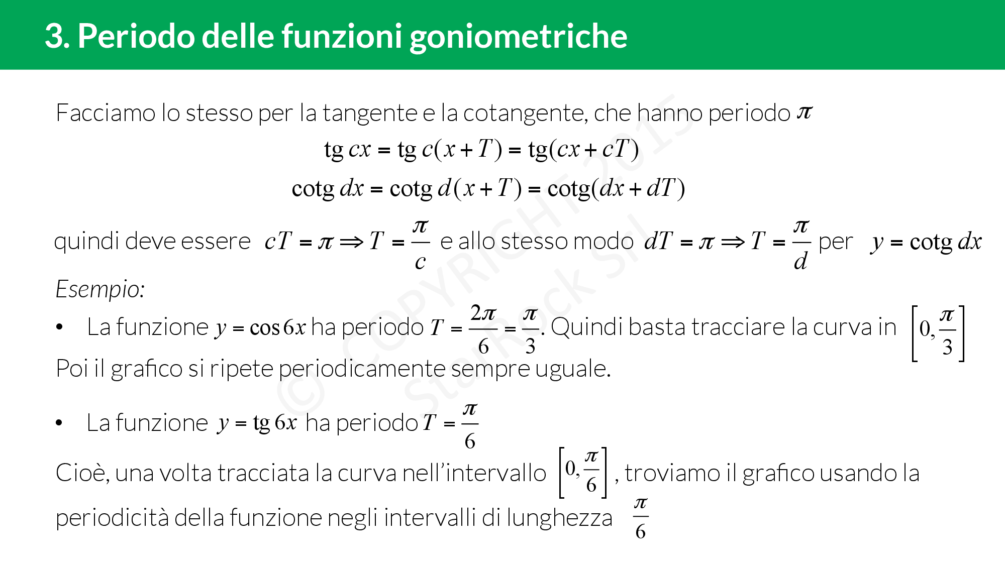 Periodo Di Funzioni Goniometriche E Valori Assoluti