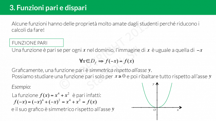 Le funzioni matematiche: definizione e proprietà