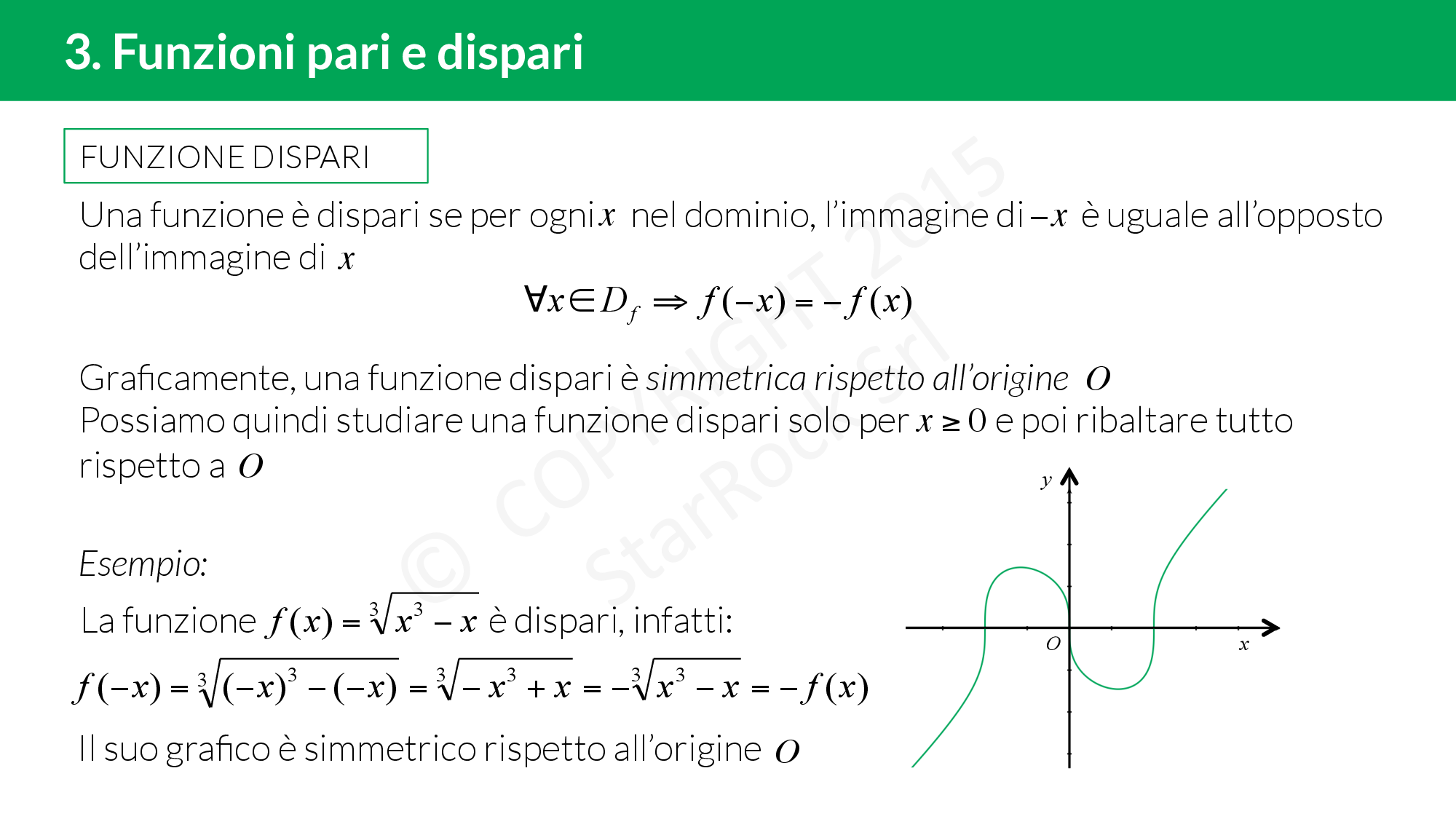 Le funzioni matematiche: definizione e proprietà