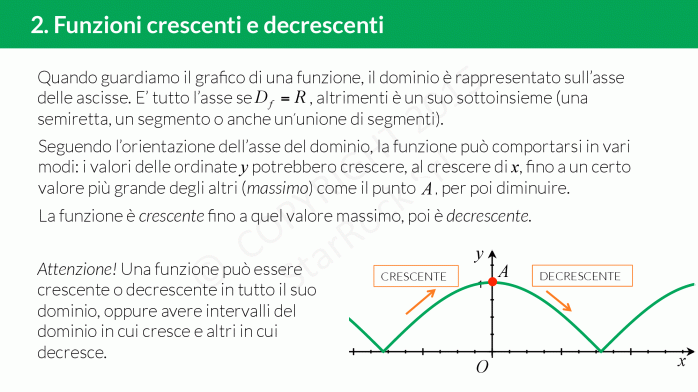 Le funzioni matematiche: definizione e proprietà