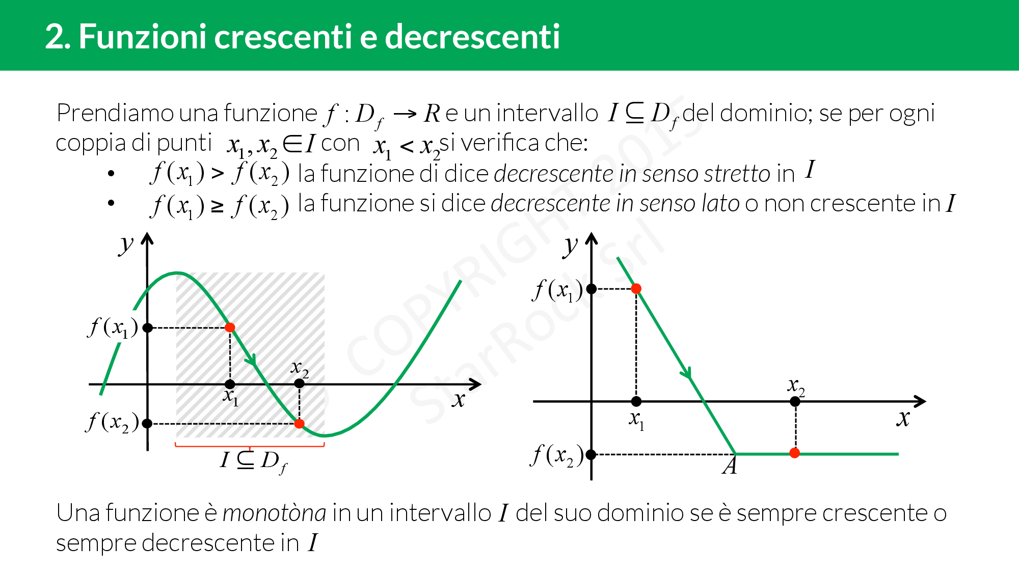 Le funzioni matematiche: definizione e proprietà