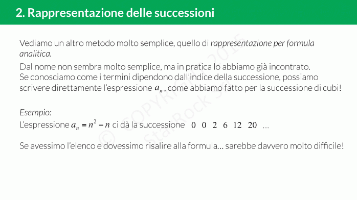 Successioni numeriche: definizione e proprietà