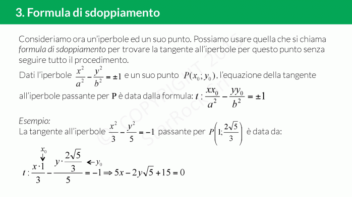 Retta e iperbole: posizioni reciproche