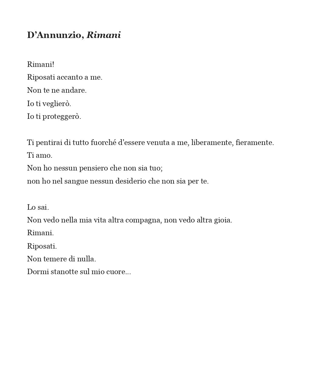 Gabriele D'Annunzio: vita e opere dell'esteta italiano