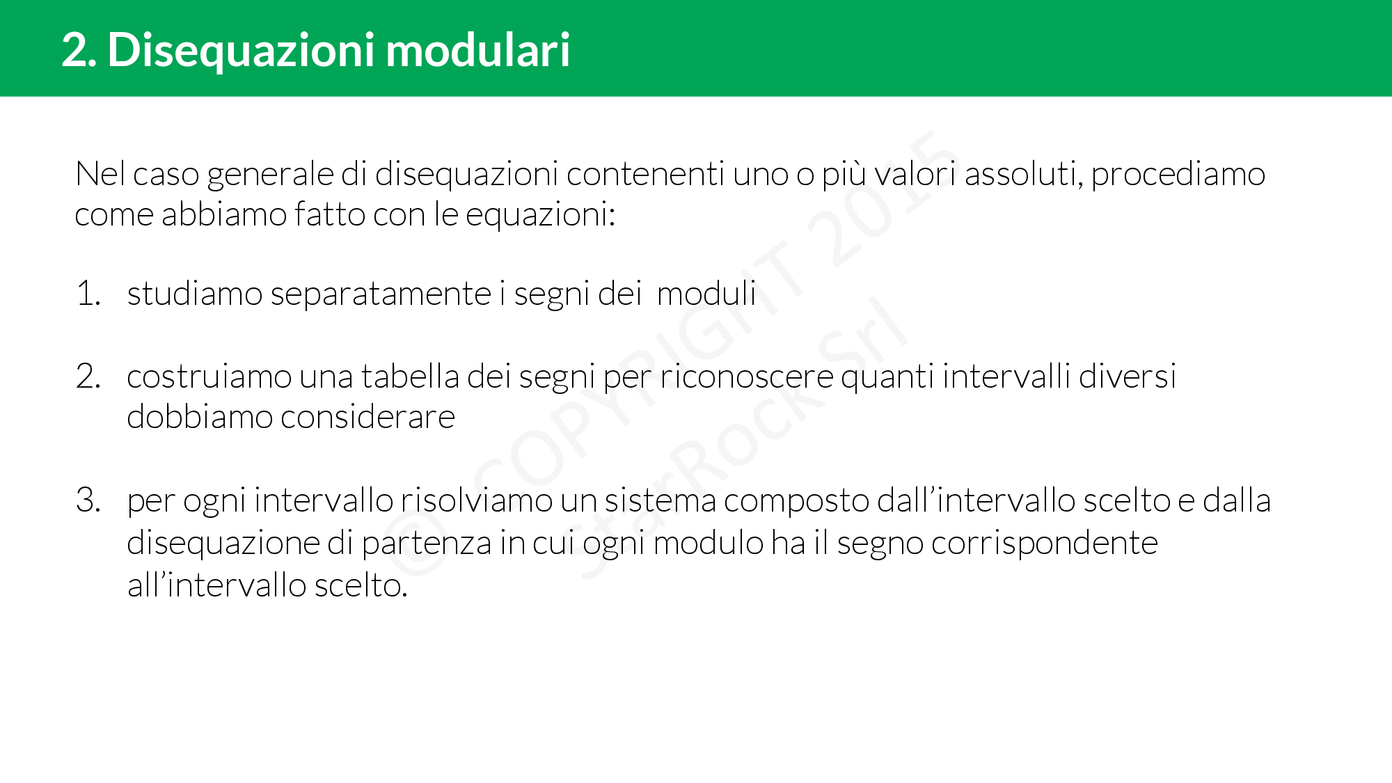 Disequazioni con modulo: tutti i passaggi per risolverle