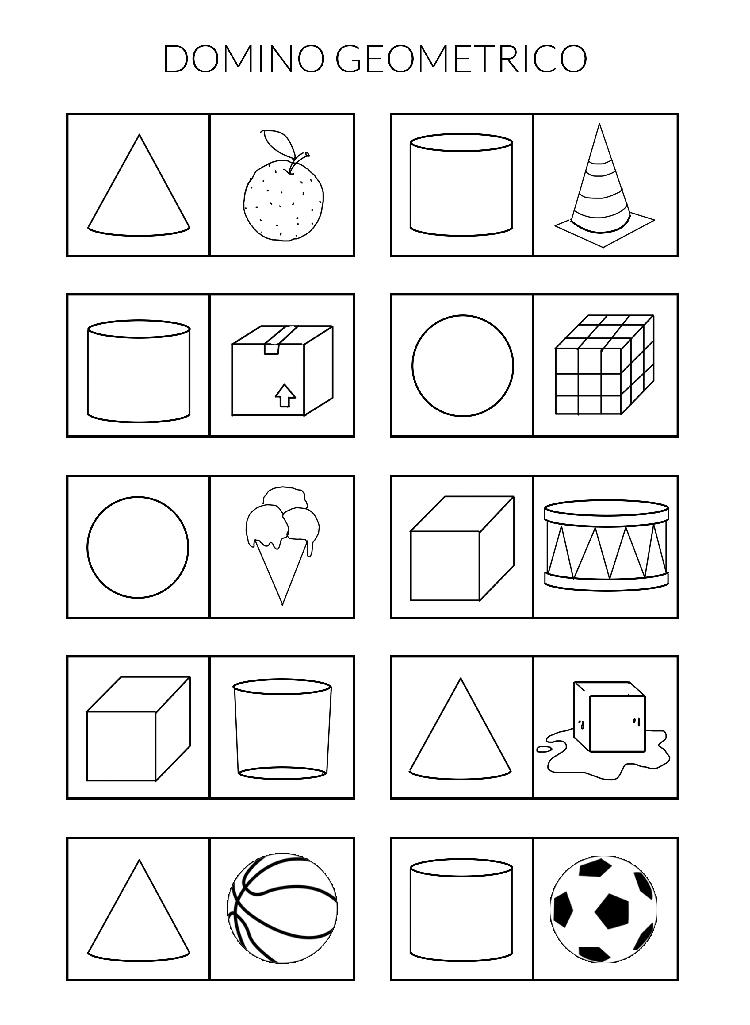 Figure solide: giochi, schede e attività per impararle