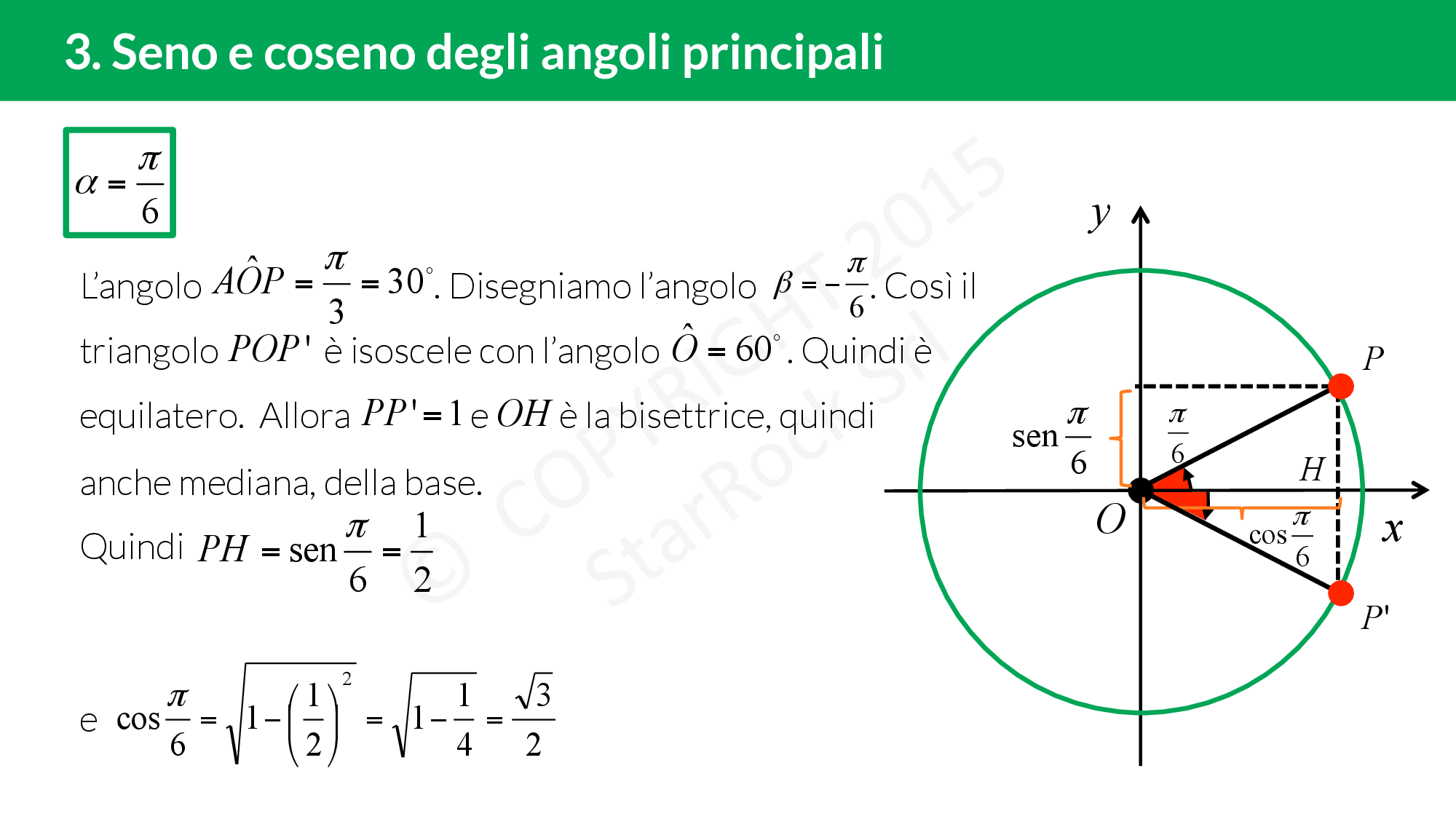 Geometria: seno e coseno degli angoli