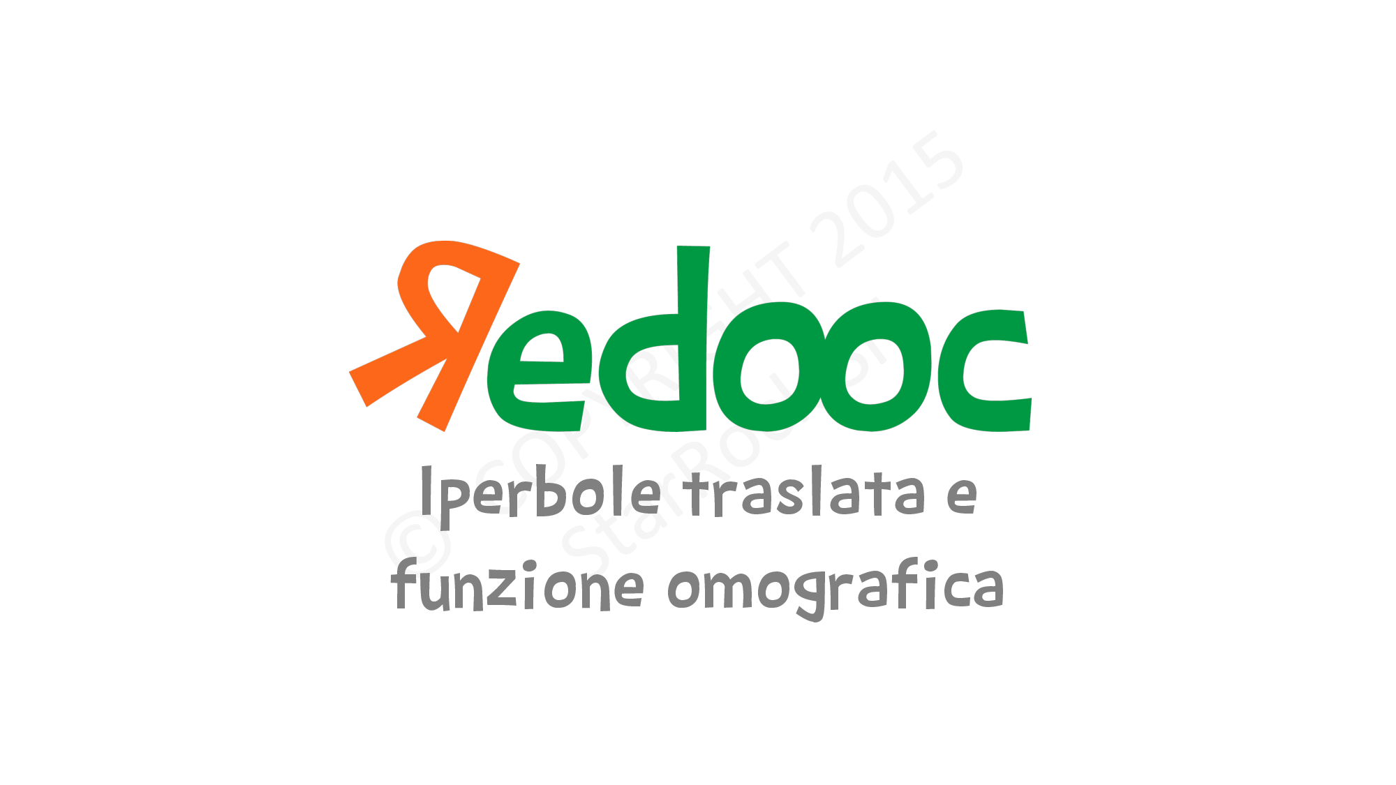 L'iperbole traslata: l'equazione della trasformazione