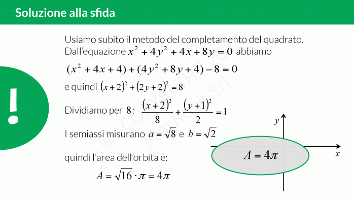 Ellisse: come calcolare l'area e le curve deducibili