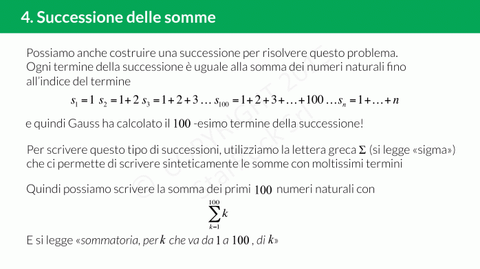 Successioni numeriche: definizione e proprietà