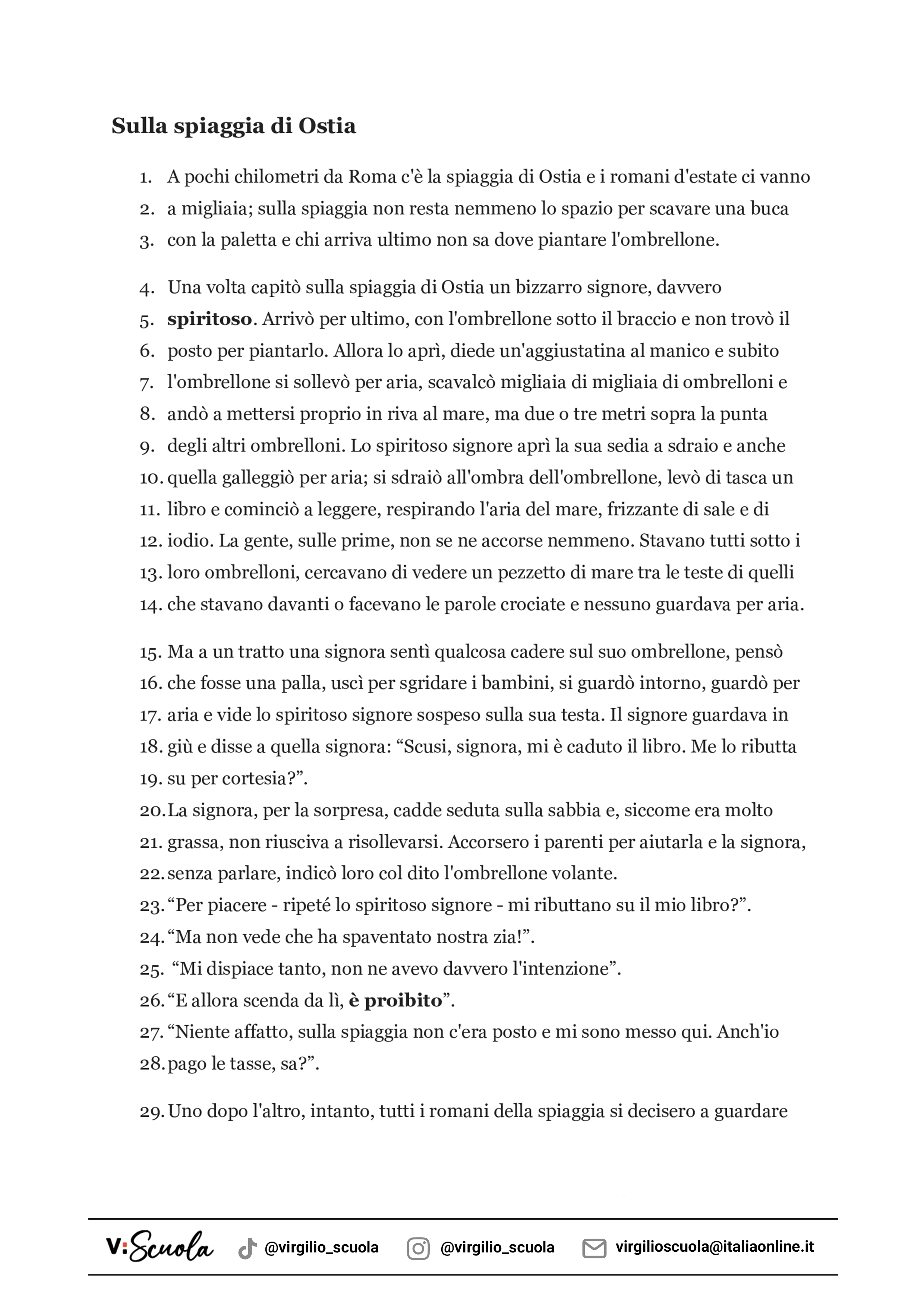 Prove di lettura e comprensione per la scuola primaria