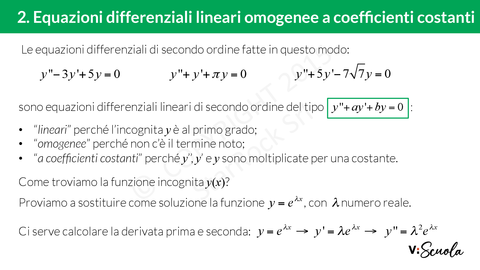 Equazioni Differenziali Di Secondo Ordine E Problemi Di Cauchy Per