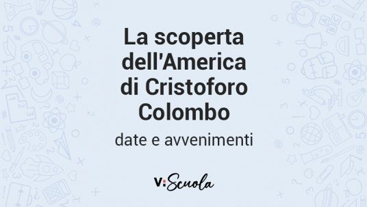 La scoperta dell’America di Cristoforo Colombo: avvenimenti