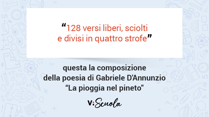 La pioggia nel pineto, parafrasi e spiegazione della poesia