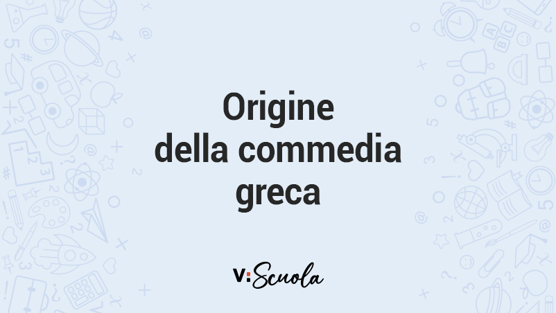 Origine della commedia greca