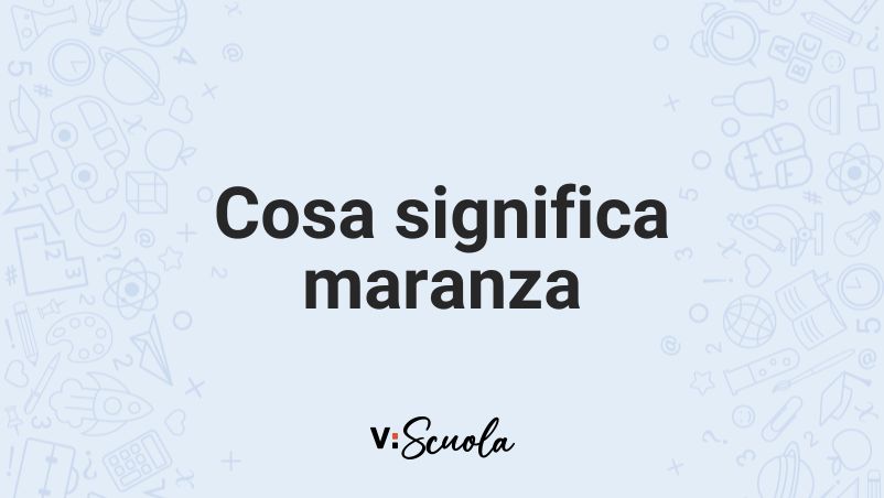 Maranza: significato, origine e uso nella lingua italiana